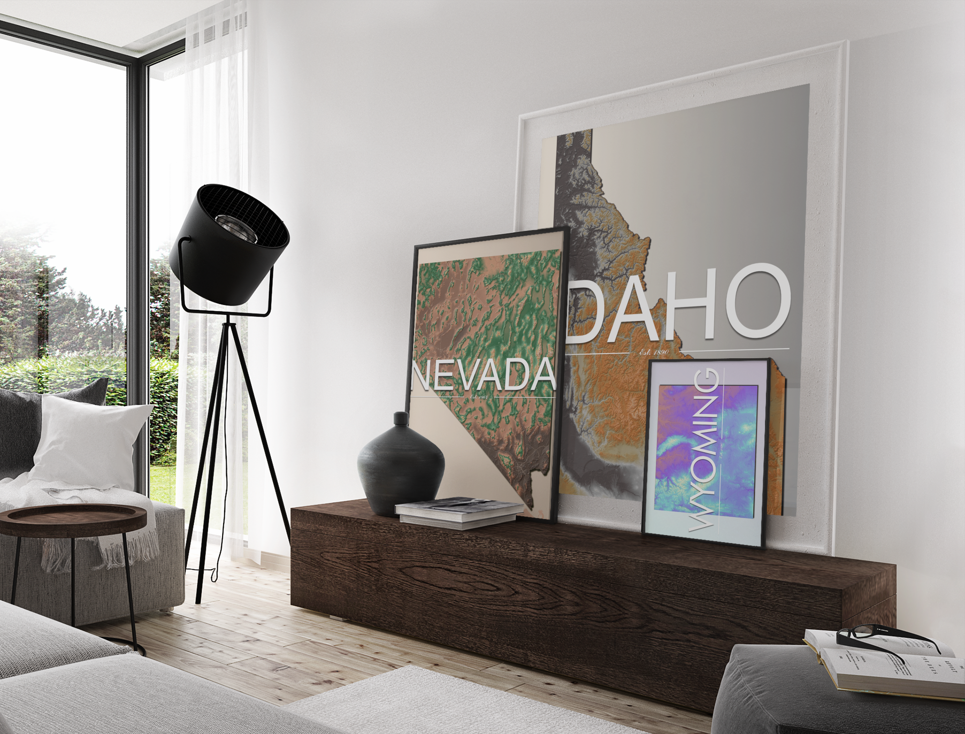 State Elevation Maps - Custom Topo Map – YOUR CUSTOM MAPS